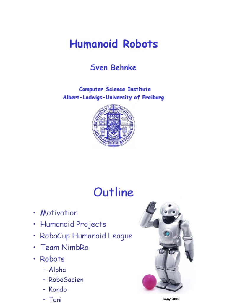Humanoid Robots Pdf