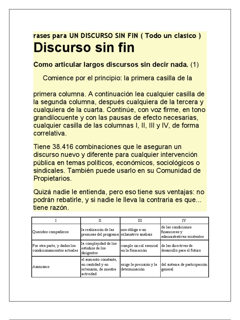 Un Discurso Sin Fin | PDF | Ideologías | Ciencias económicas