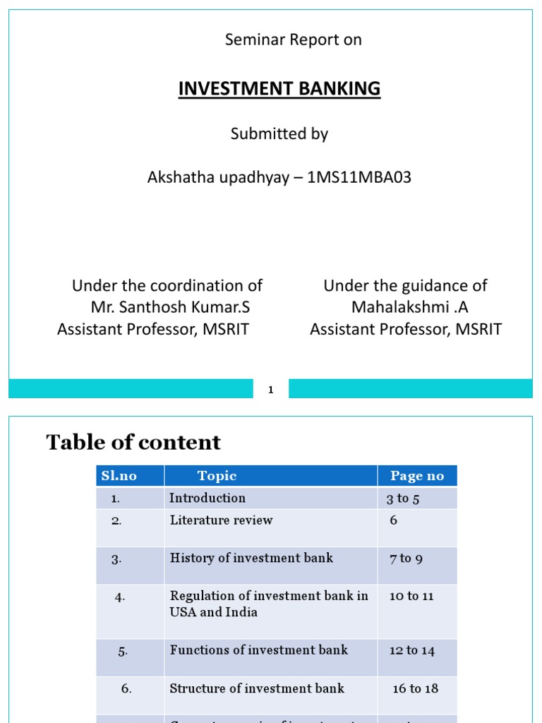 Investment Banking Pdf Investment Banking Securities Finance