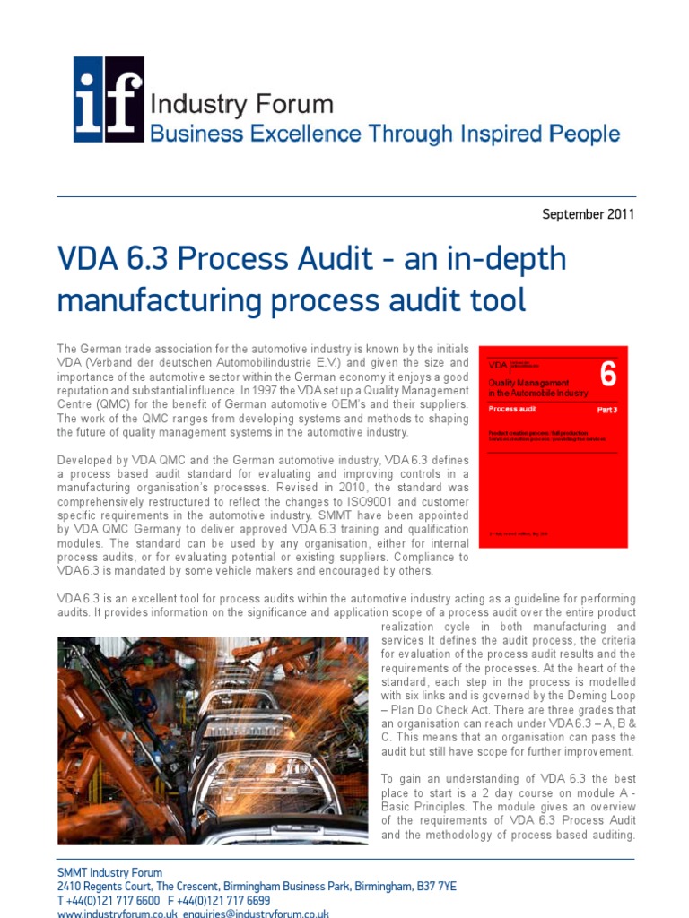 VDA 6.3 Web3 | PDF | Quality Management | Iso 9000