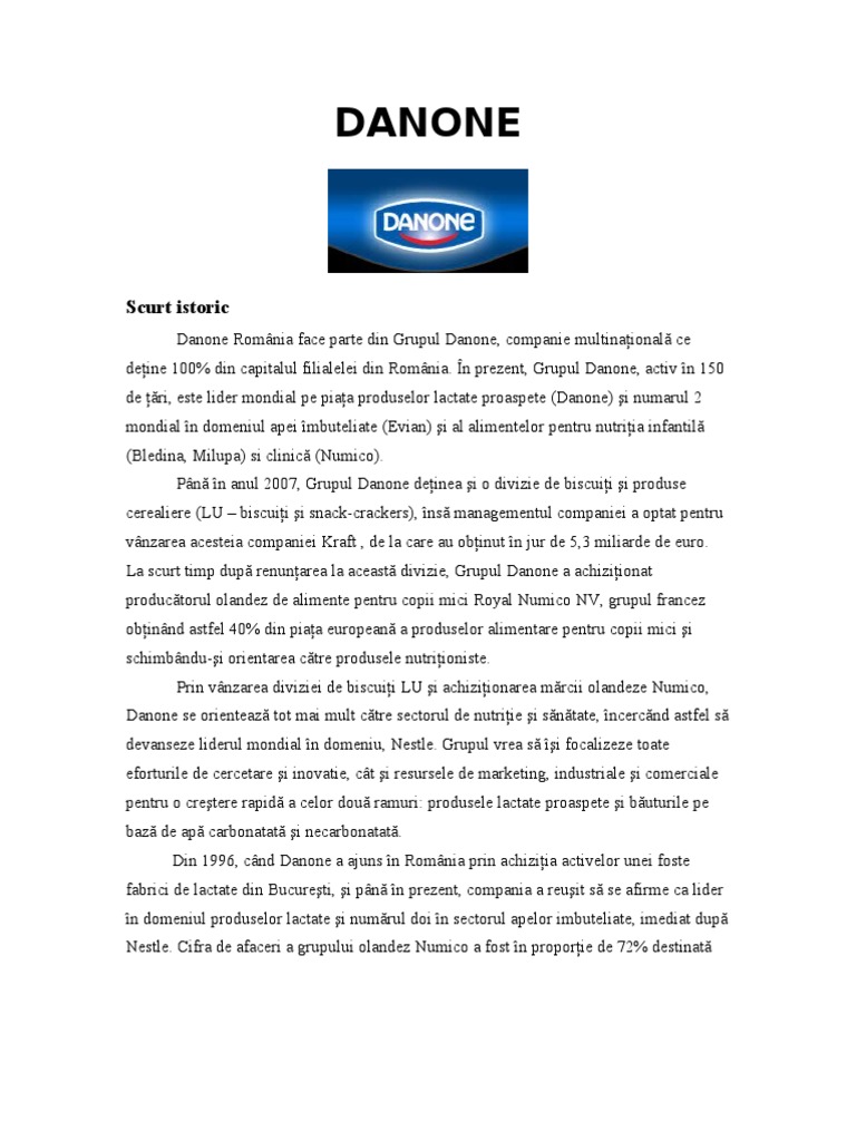 DANONE | PDF