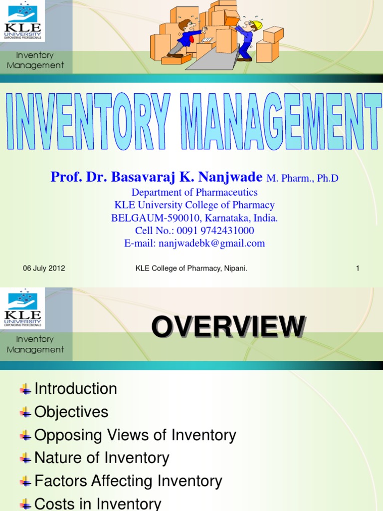 Inventory Management Overview and Strategies | PDF | Business ...
