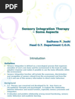 Sensory Integration Therapy Overview | PDF | Somatosensory System ...