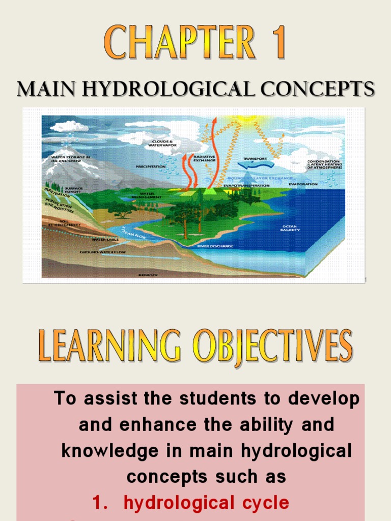 Chapter 1 Hydrology Ppt | Hydrology | Drainage Basin