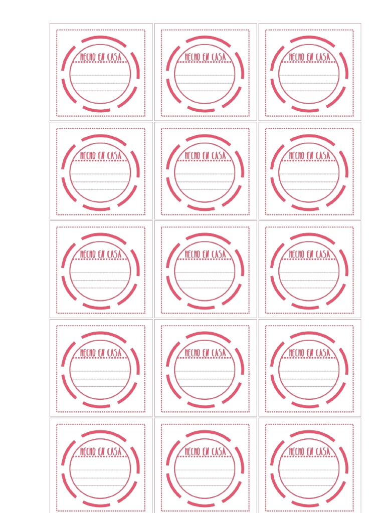 Etiquetas para Imprimir | PDF