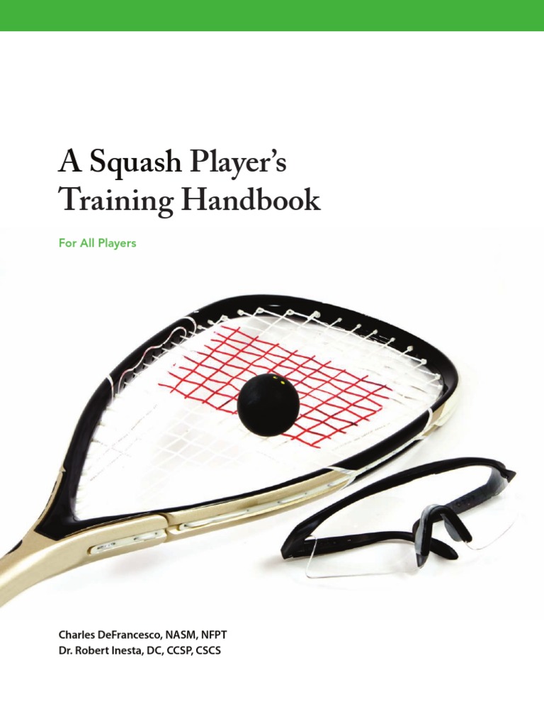 A Squash Players Training Handbook FINAL | PDF | Glycolysis | Citric ...