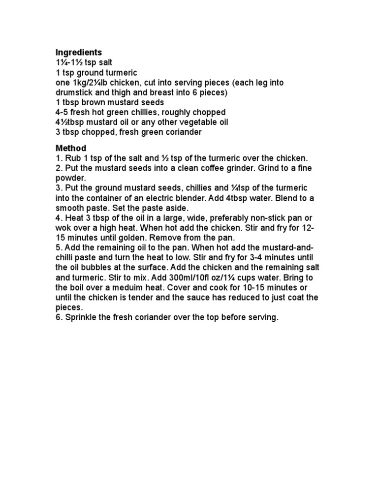 Ingredients | PDF