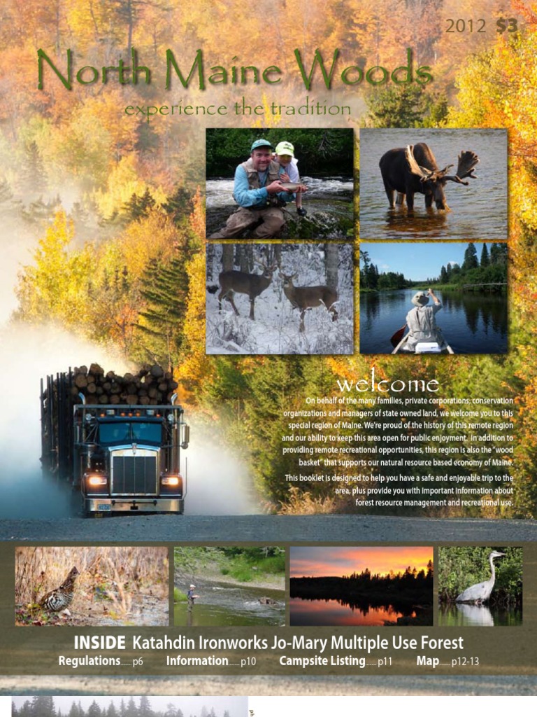 North Maine Woods Brochure | Camping | Fireworks