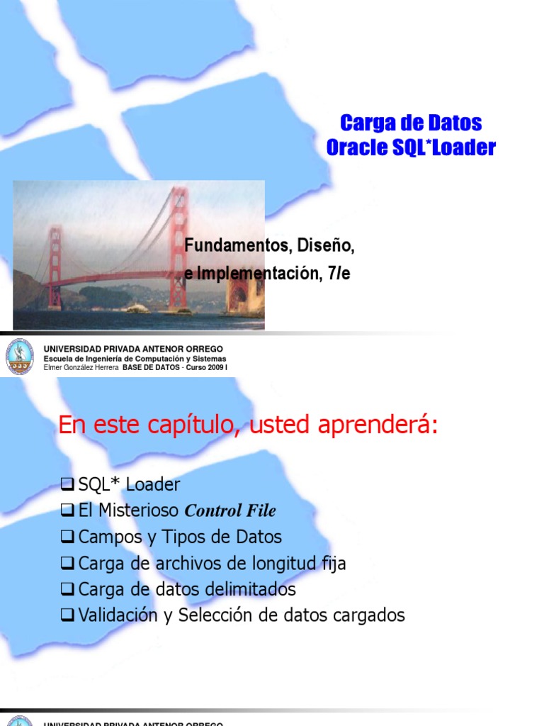 SQL Loader Ms XP | PDF | SQL | Tabla (base de datos)