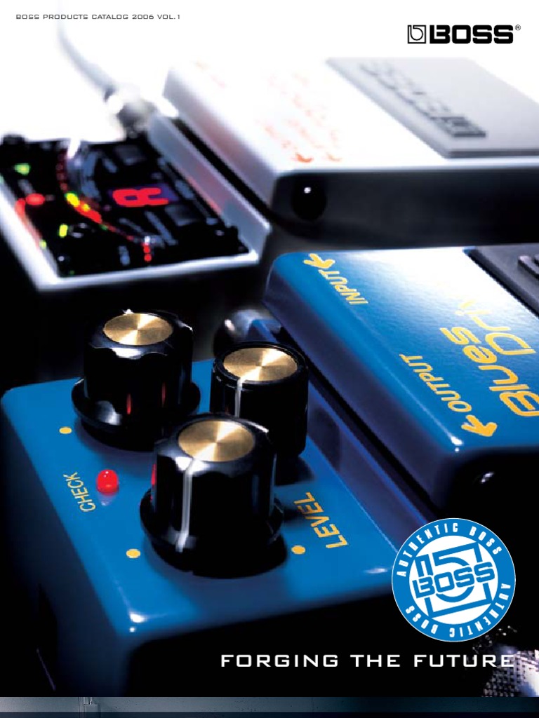 Boss Products 2006 v1 | PDF | Equalization (Audio) | Sound Recording