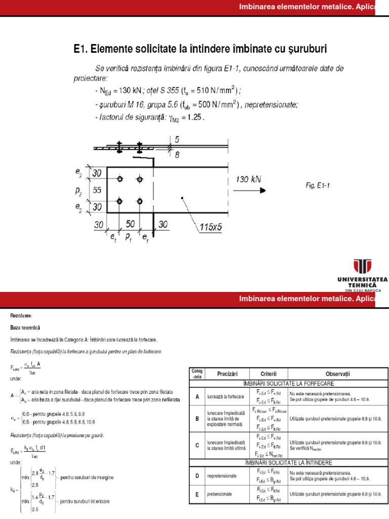 Exemplu Calcul Constructii Metalice | PDF