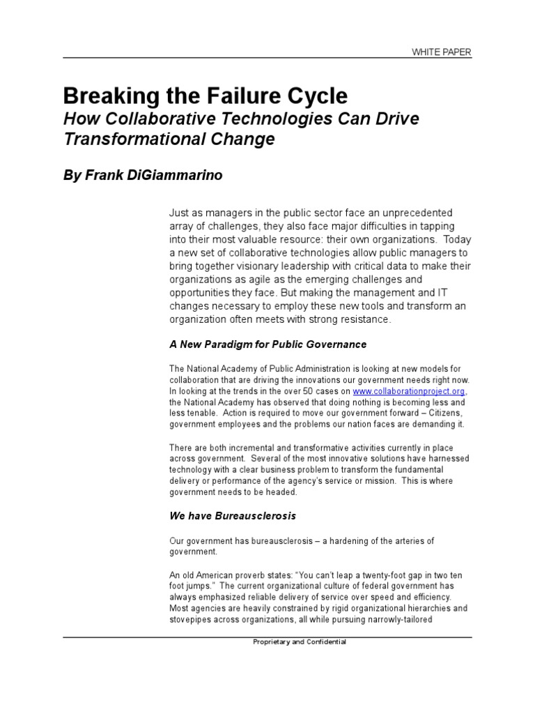 Breaking The Failure Cycle | PDF | Business