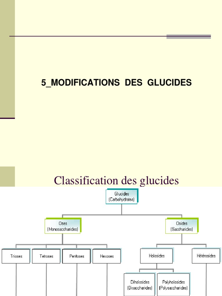 SA 5 1 Glucides Simples | PDF | Glucide | Saccharose