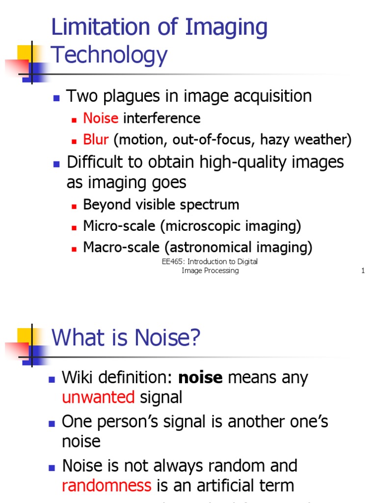 Image Denoising | PDF | Fast Fourier Transform | Filter (Signal Processing)