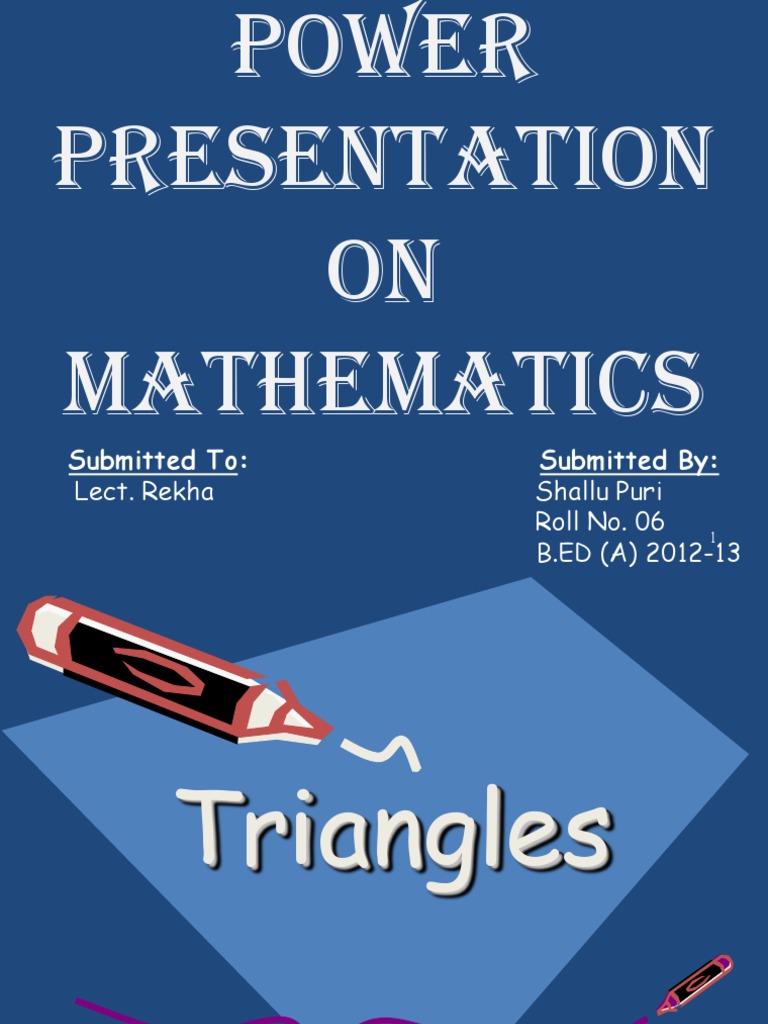 MATHEMATICS | PDF | Triangle | Geometric Shapes