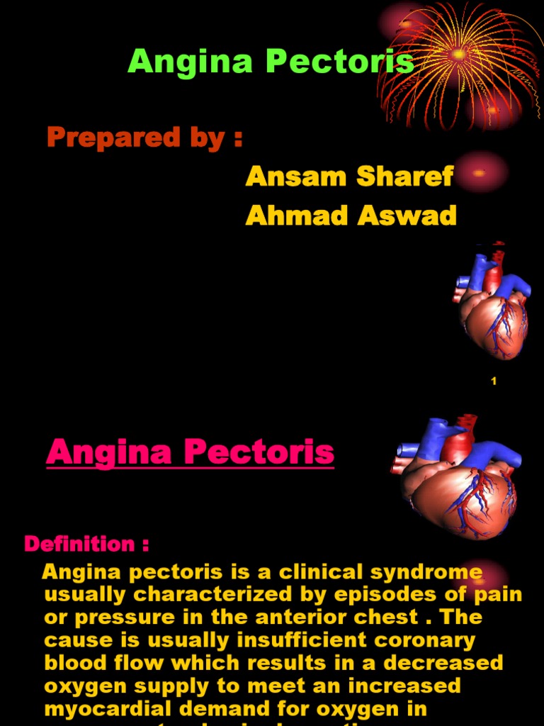 Angina Pectoris: Types and Management | PDF | Angina Pectoris | Heart