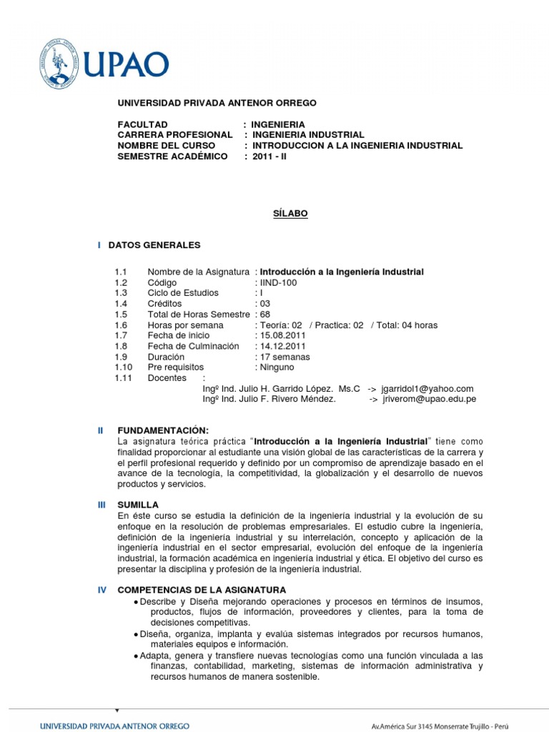 Introducción A La Ingeniería Industrial Pdf Ingeniería Industrial