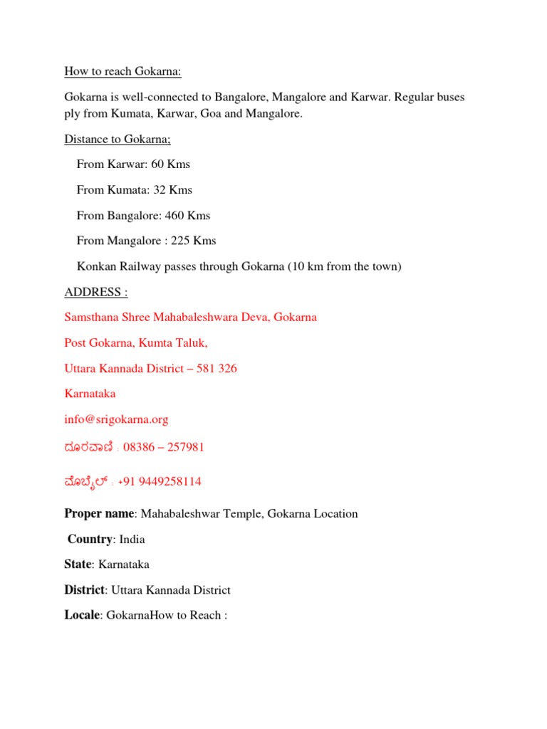 Go-Karna Temple | PDF | Hindu Mythology | Hindu Deities