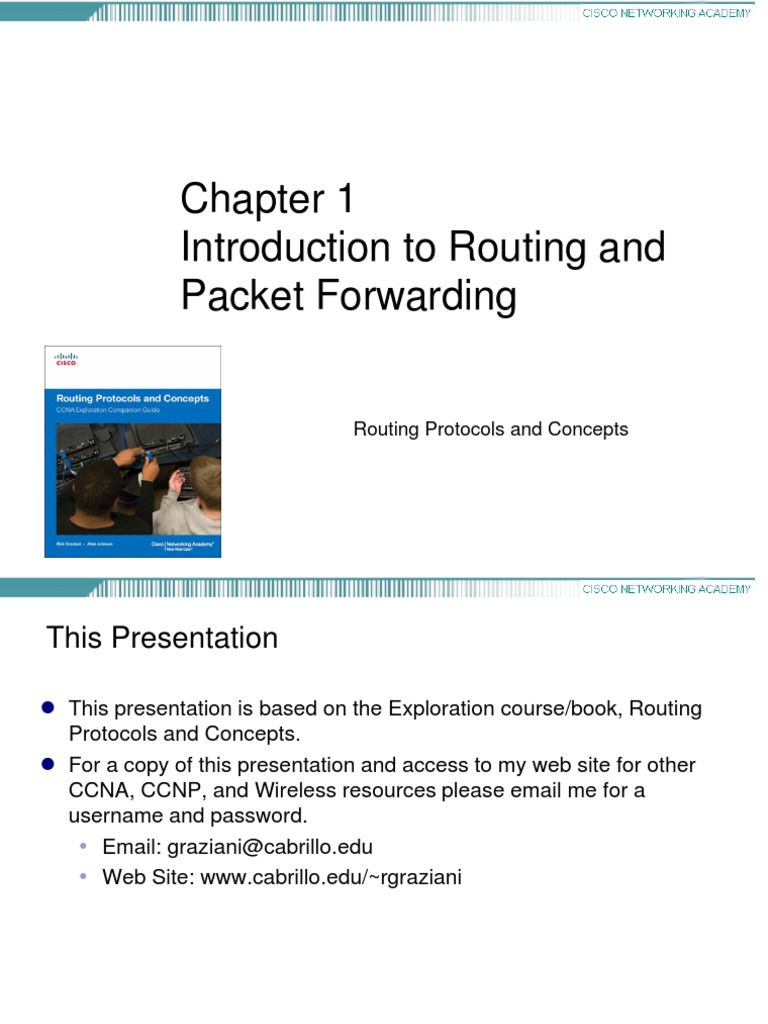 Introduction To Routing and Packet Forwarding | PDF | Router (Computing) | Routing