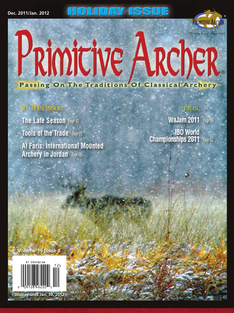 Primitive Archer Magazine 12-2011 | PDF | Archery | Bow And Arrow