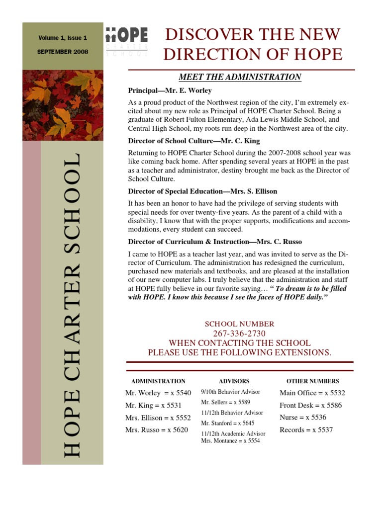 Discover The New Direction of Hope | PDF | Special Education | Behavior ...