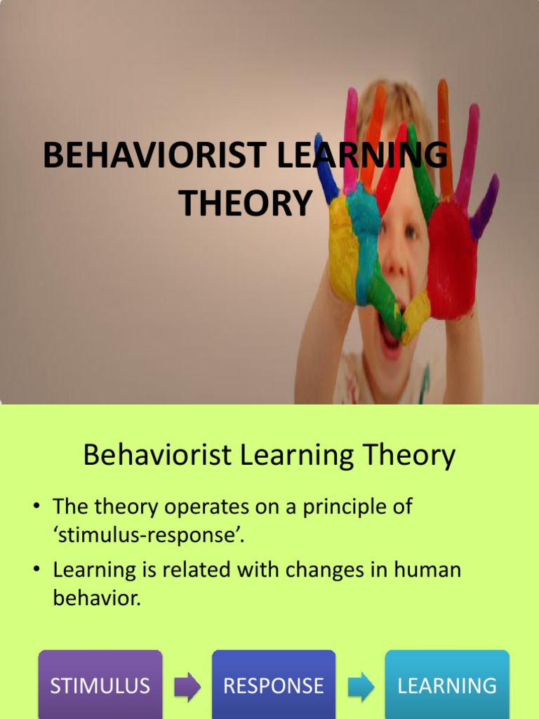 Behaviorist Learning Theory Guide | PDF | Behaviorism | Classical ...