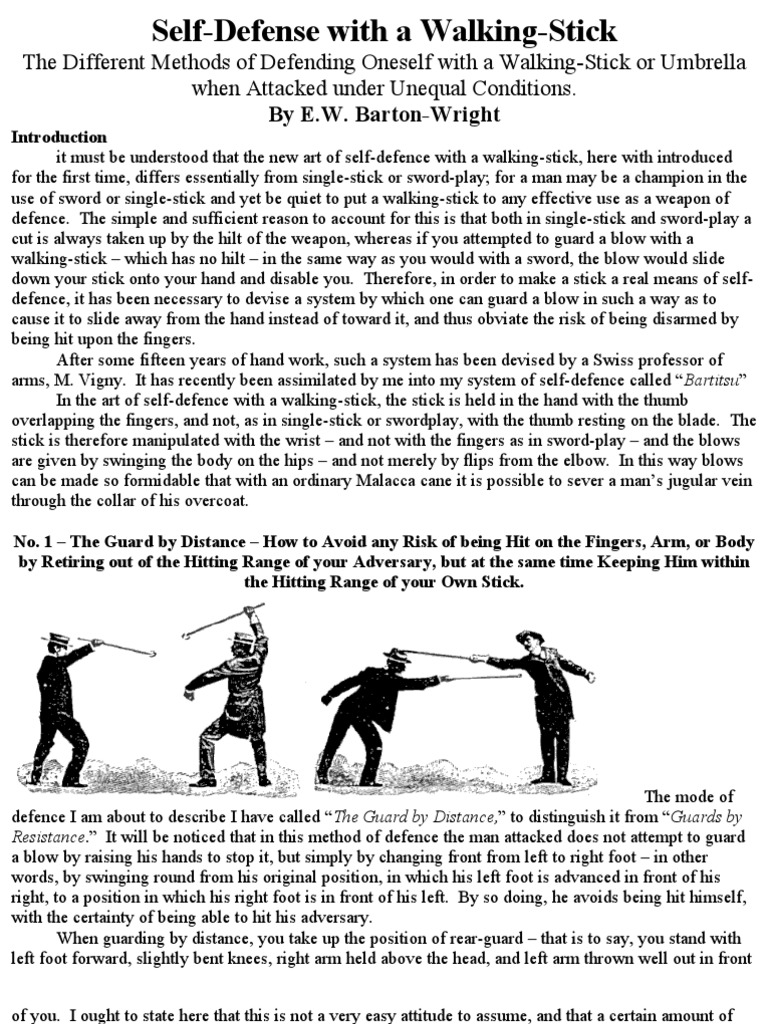 Bartitsu Stick Fighting | PDF