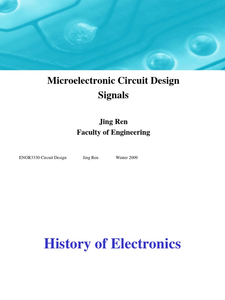 An Overview of the History and Evolution of Electronic Devices and ...