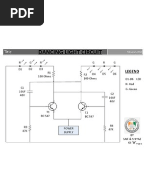 Dancing Led Lights Circuit Diagram Music Led Light Simple Ci