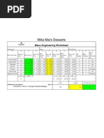 Kitchen Prep Sheet | PDF