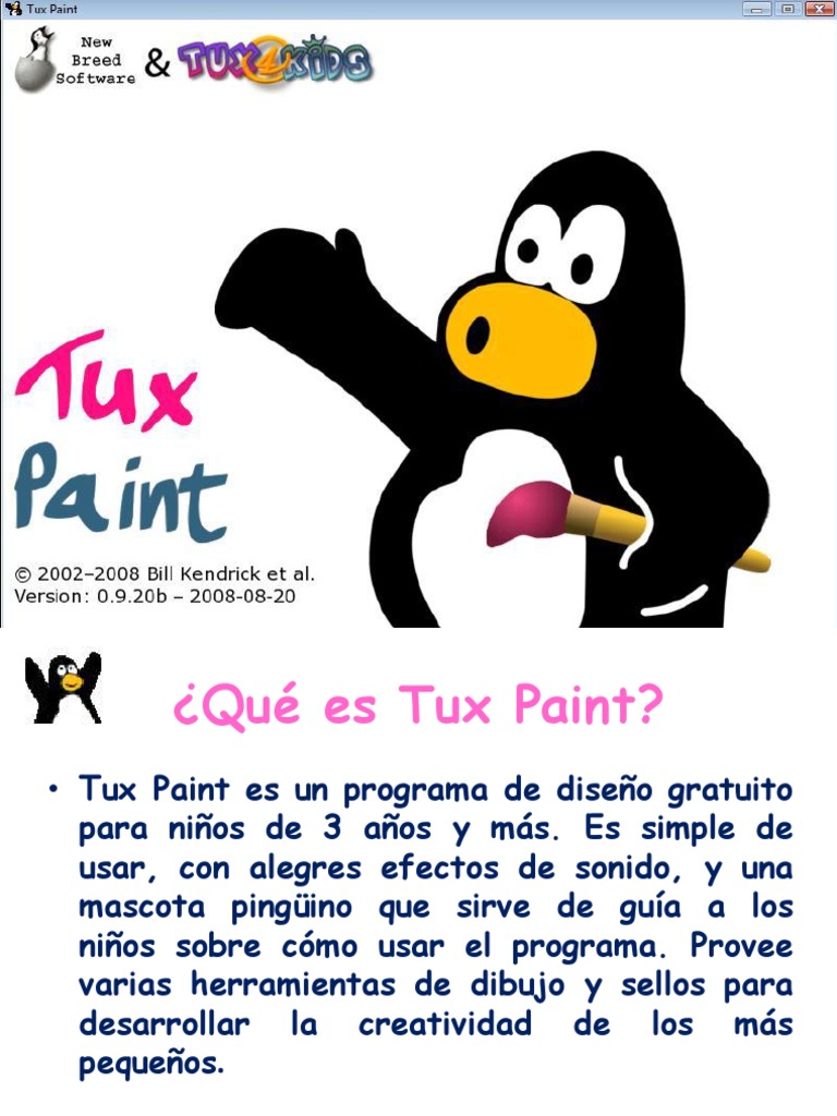 Tutorial de Tux Paint | PDF