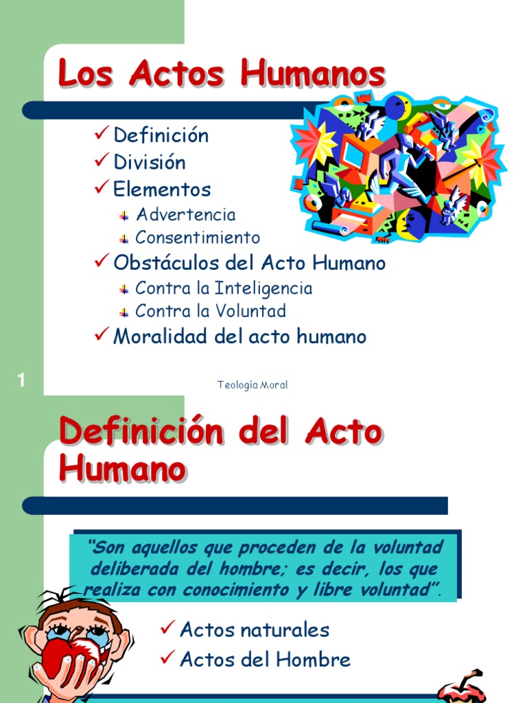 Actos Humanos: Definición y Moralidad | PDF