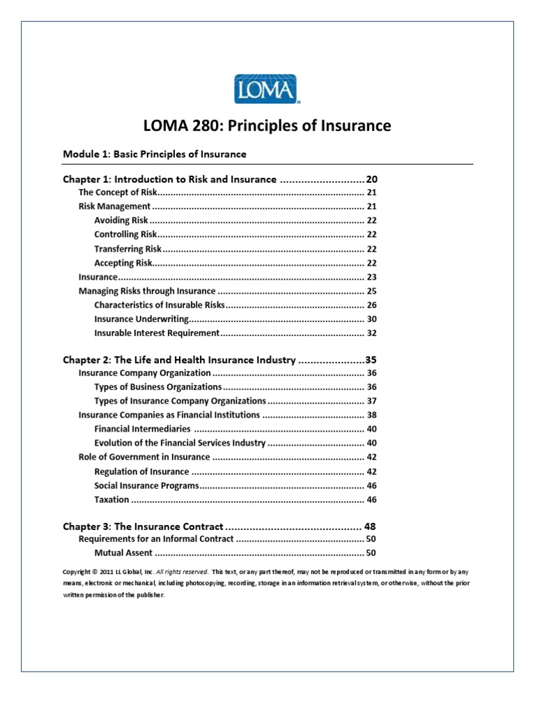 LOMA280TOC | PDF