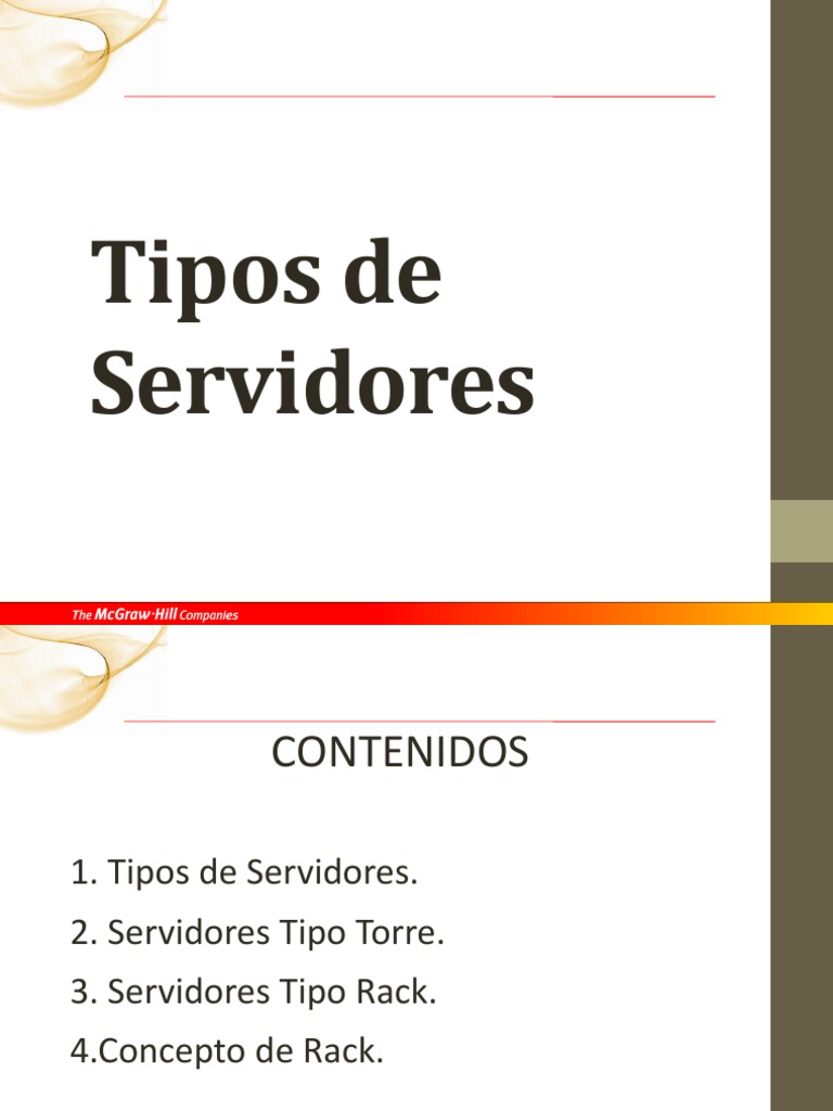 Estructura de Servidores | PDF | Servidor (Computación) | Electrónica