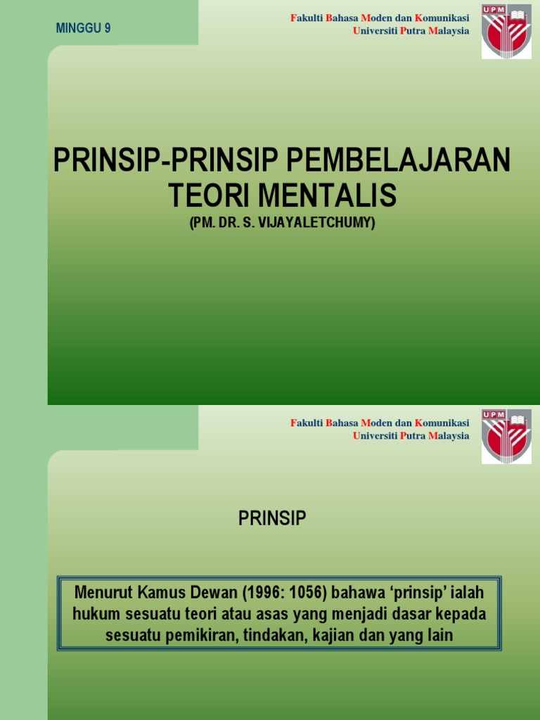 M9-Pinsip2 Teori Mentalis | PDF