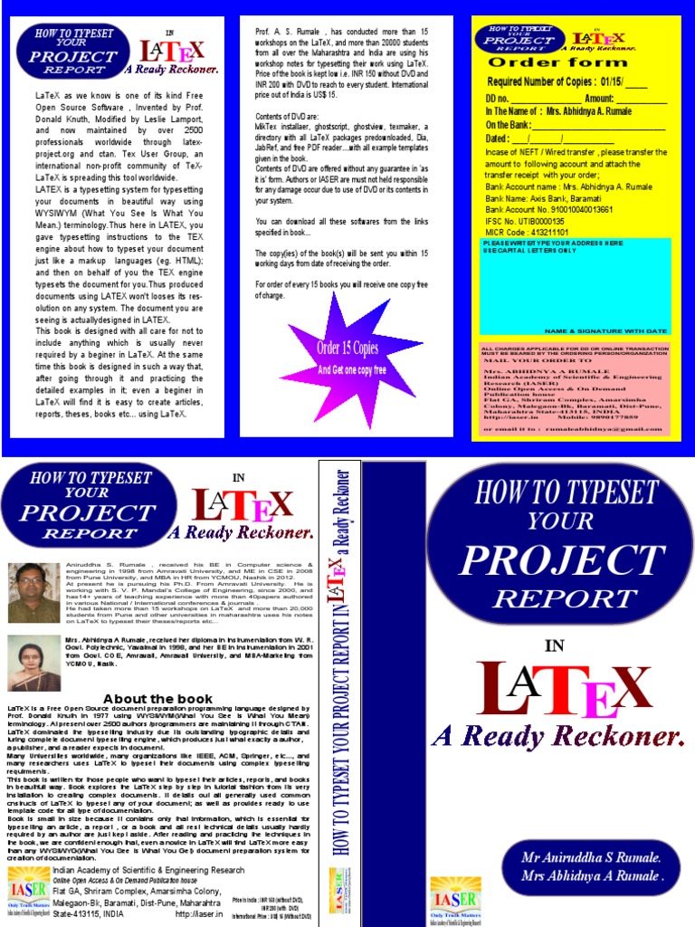 LaTeX Book | PDF | Te X | Computing