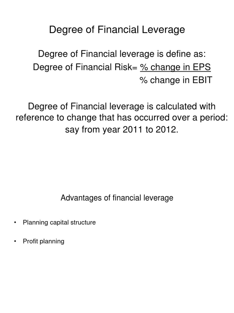 Understanding Financial Leverage Risks | PDF