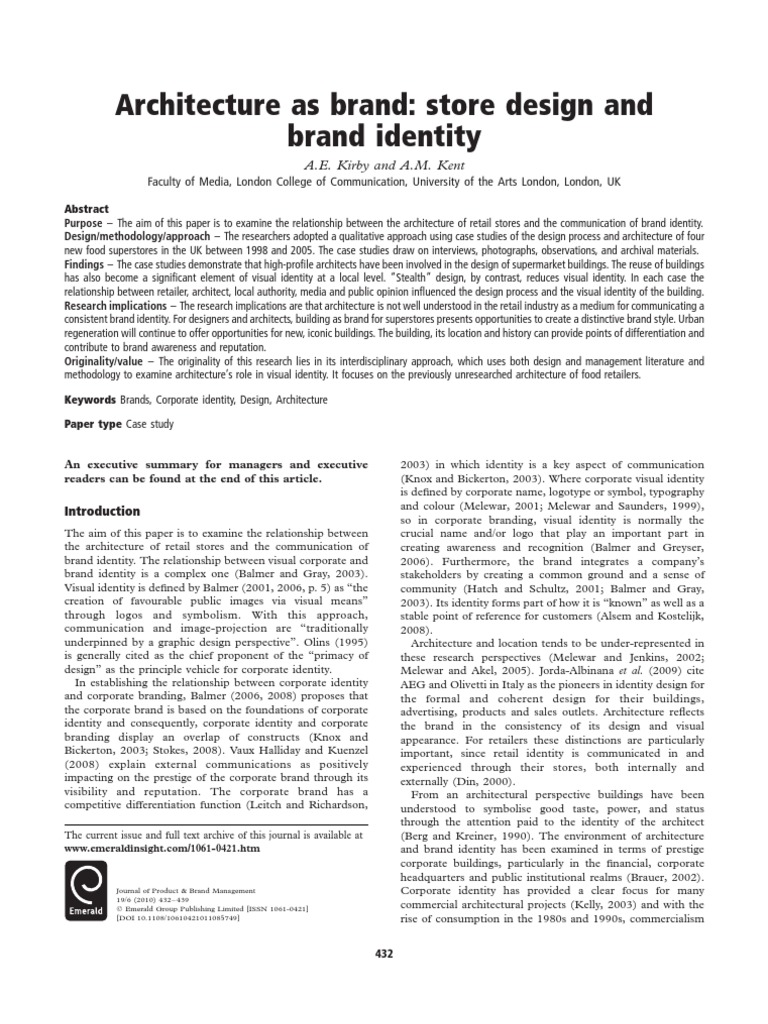 Architecture As Brand - Store Design and Brand Identity | Download Free ...