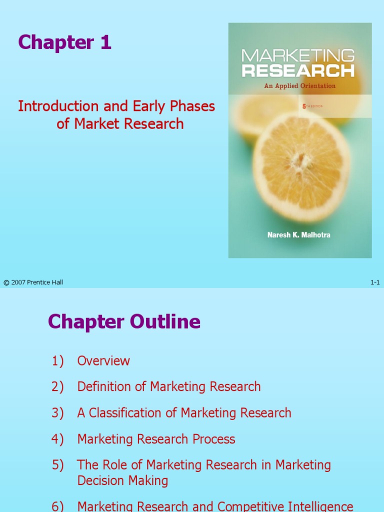Malhotra Mr05 PPT 01 | PDF | Marketing Research | Market Segmentation