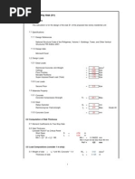 Structural Analysis and Design Excel Spreadsheet | PDF | Microsoft ...