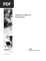 Staad Pro Tutorial | PDF | Beam (Structure) | Computing