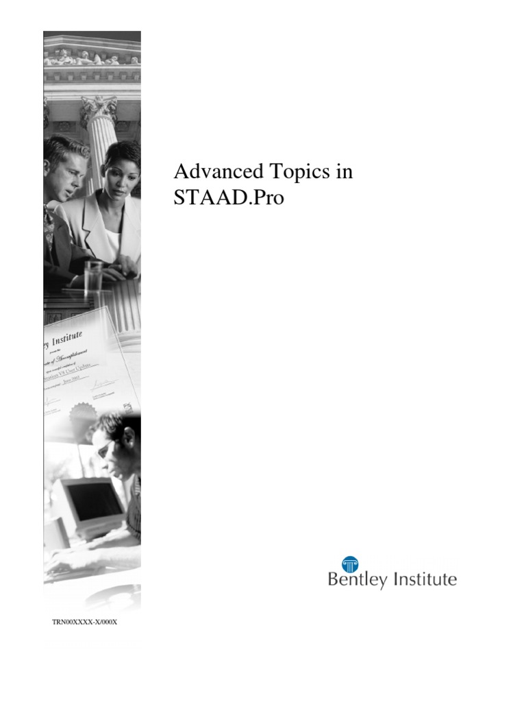 STAAD Pro Advanced Training Manual | PDF | Normal Mode | Truss