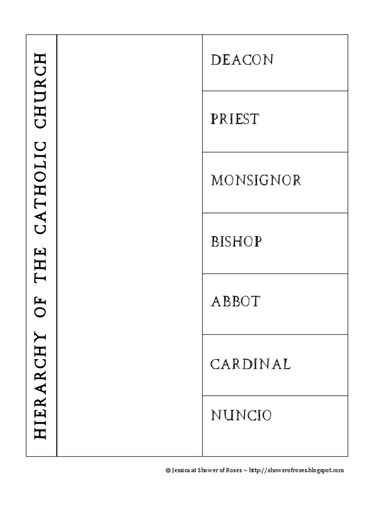 The Catholic Church Hierarchy