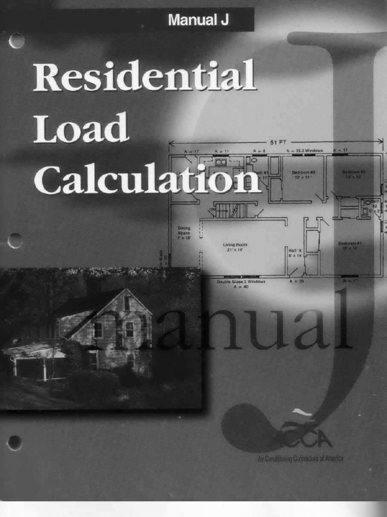 ACCA Manual J - Residential Load Calculation | PDF