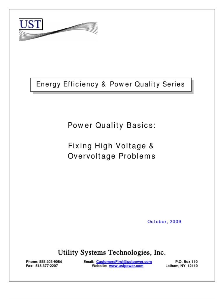 Fixing High Voltage-Overvoltage Problems | PDF