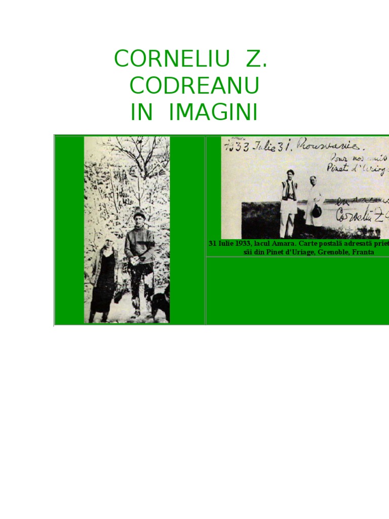 Zelea Codreanu in IMAGINI | PDF