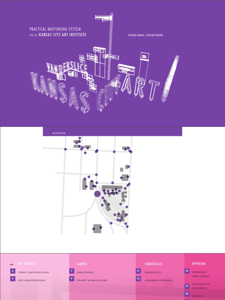 Wayfinding Signage Design for KCAI | PDF
