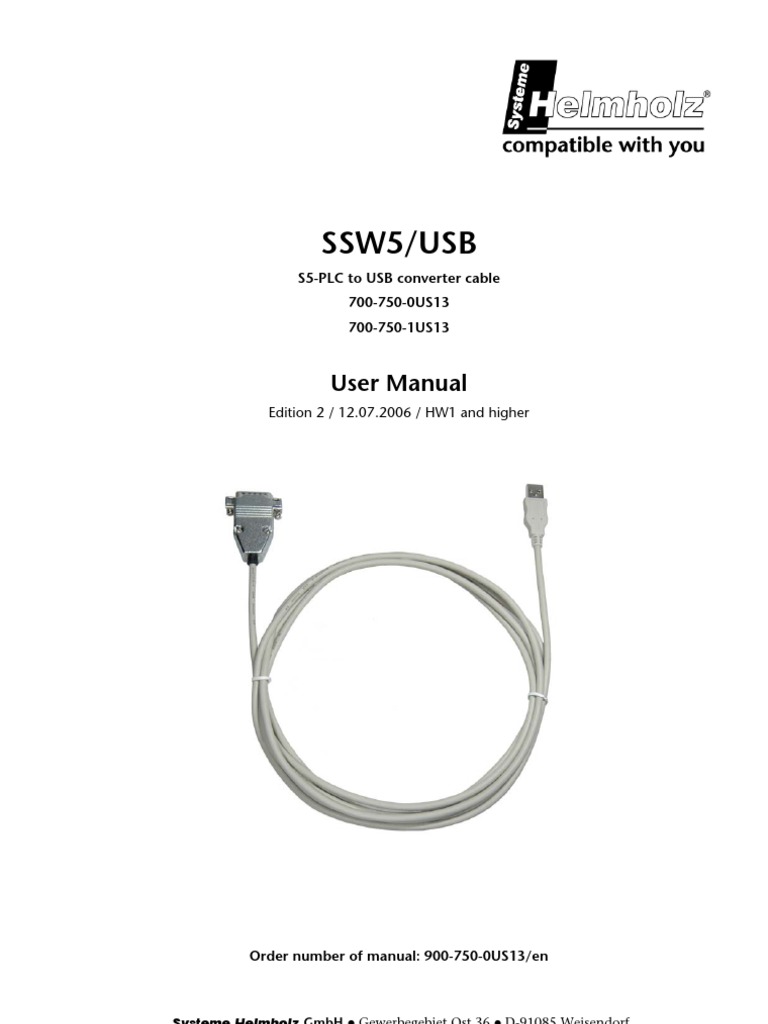 Manual Ssw5 Usb 2 | Usb | Installation (Computer Programs)