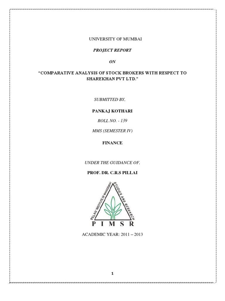 Capstone Project | PDF | Stocks | Securities (Finance)