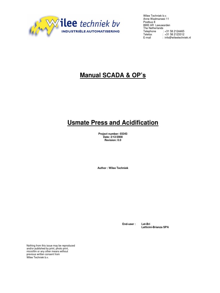 Manual Scada - V0.0 | PDF | Button (Computing) | Switch